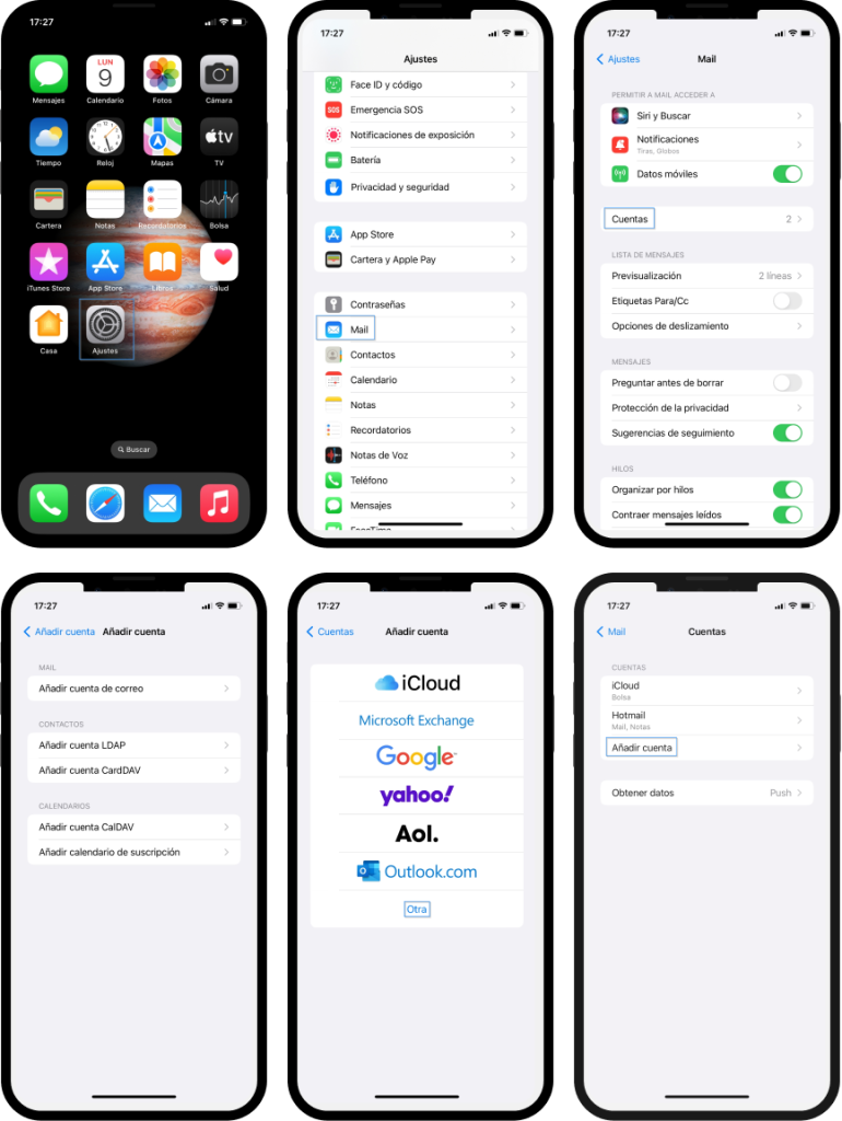 Cómo configurar el correo en iPhone | Ayuda LucusHost