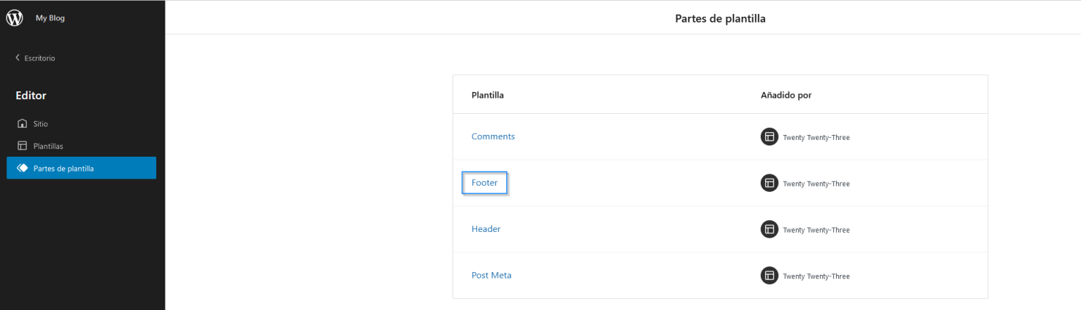 Cómo editar el footer de WordPress | Ayuda LucusHost