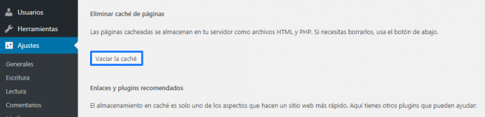Cómo borrar la caché en WordPress | Blog de LucusHost
