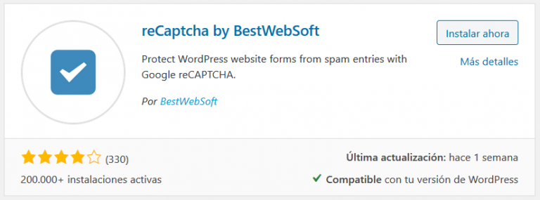 reCAPTCHA en WordPress: Instalación paso a paso