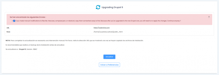 Cómo actualizar Drupal [Guía paso a paso] | Blog de LucusHost