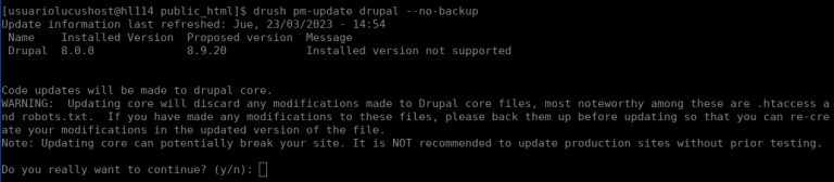 Cómo actualizar Drupal [Guía paso a paso] | Blog de LucusHost