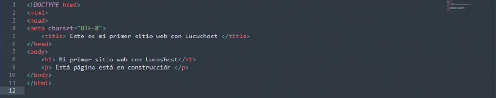 Archivo index.html: qué es y cómo crearlo | Blog de LucusHost