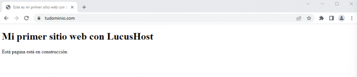 Archivo index.html: qué es y cómo crearlo - Blog de LucusHost