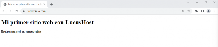 Archivo index.html: qué es y cómo crearlo | Blog de LucusHost