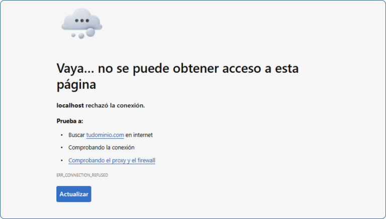 err_connection_refused: Qué es y cómo solucionarlo | Blog de LucusHost